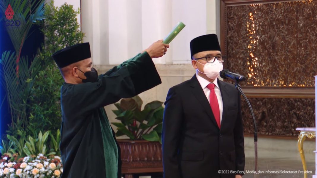 Abdullah Azwar Anas Resmi Dilantik Jadi MenPan-RB, Begini Rekam ...